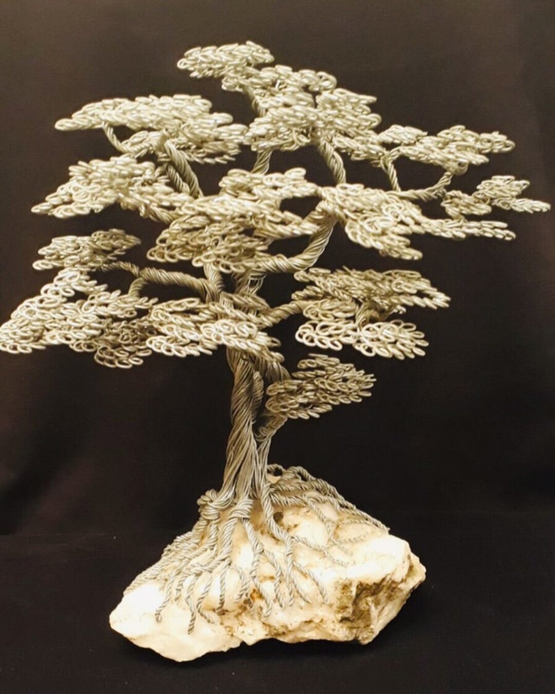 Handmade Metal Tree / Aluminum Bonsai / Bonsai Sculpture / Wire Tree ...