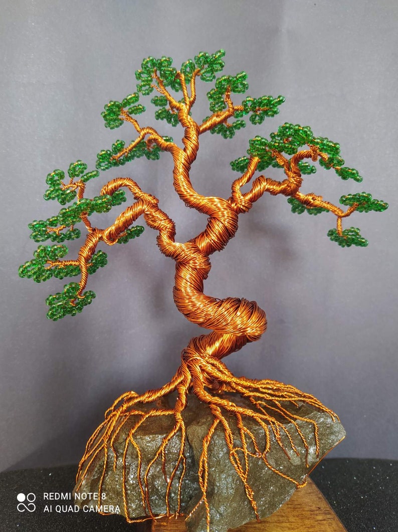 Copper Tree Personalized Gift Bonsai Metal Tree Gift for Him Handmade ...