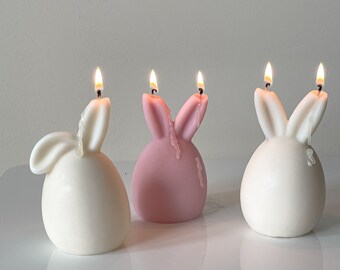 Bunny Candle - Etsy