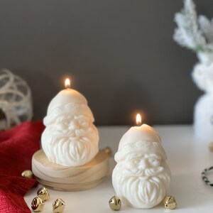 Santa Christmas Candle Christmas Decorative Candles - Etsy