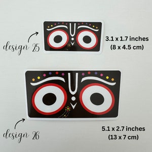 Krishna Stickers - Radha Krishna, Jagannath, Gaur Nitai, Nrsimha, Sri ...