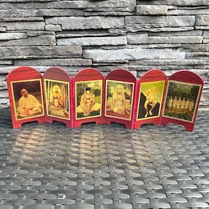 Guru Parampara ISKCON Gaudiya Vaishnava Disciplic Succession Foldable ...