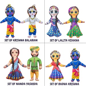 Krishna Dolls, Hindu Gods and Vrindavan Characters Soft Toys - Etsy