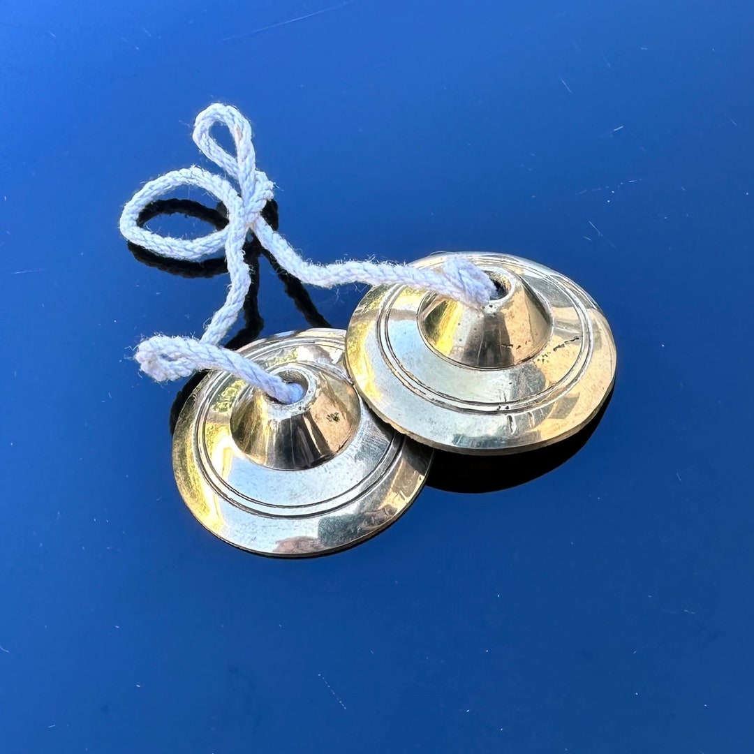 Small Kartals for Deities Brass Hand Cymbals for Deities - Etsy