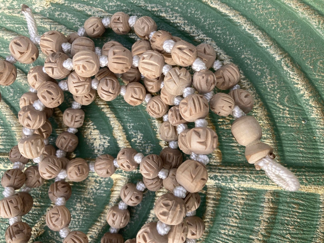 Radha Sanskrit Round Shaped Tulsi Japa Mala Chanting Beads - Etsy