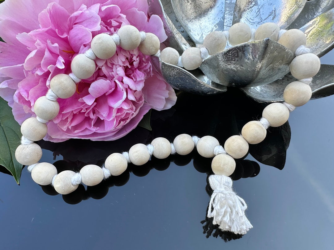 Neem Japa Mala With 27 Chanting Beads Perfect for Children Choose Size ...