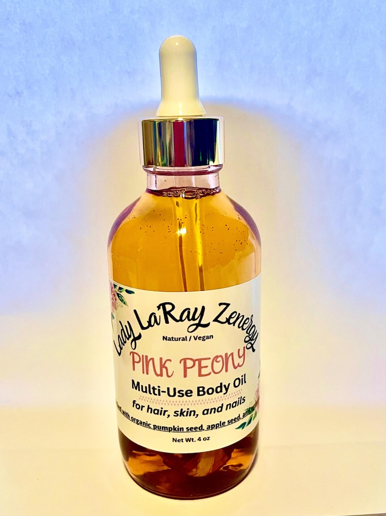 Pink Peony Multi-use Body Oil - Etsy