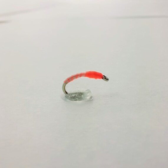 4 Epoxy Neon Midge Fly Fishing Flies. Nymphs. Winter Trout | Etsy