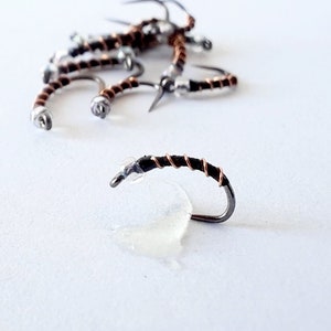 6 - Glass Bead Midge Larva Fly - Midges. BH Midge Flies. Fly Fishing ...