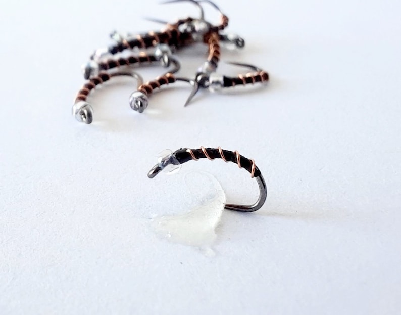 6 - Glass Bead Midge Larva Fly - Midges. BH Midge Flies. Fly Fishing ...