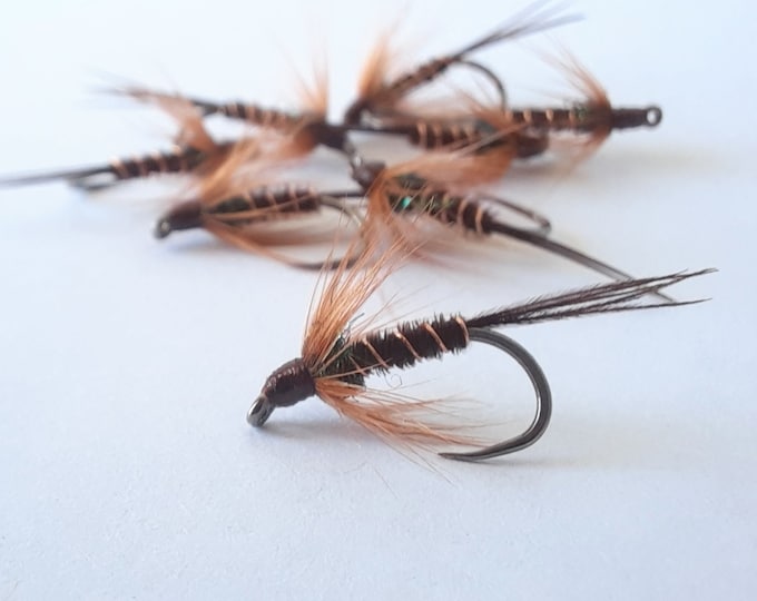 March Brown Soft Hackle Flies, (3 Pack) Fly Fishing Flies, Barbed or ...
