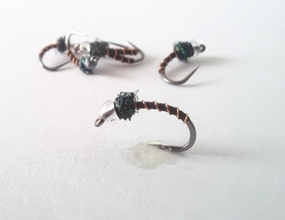 6 Glass Bead Midge Midges and Emergers. Midge Pupa. - Etsy