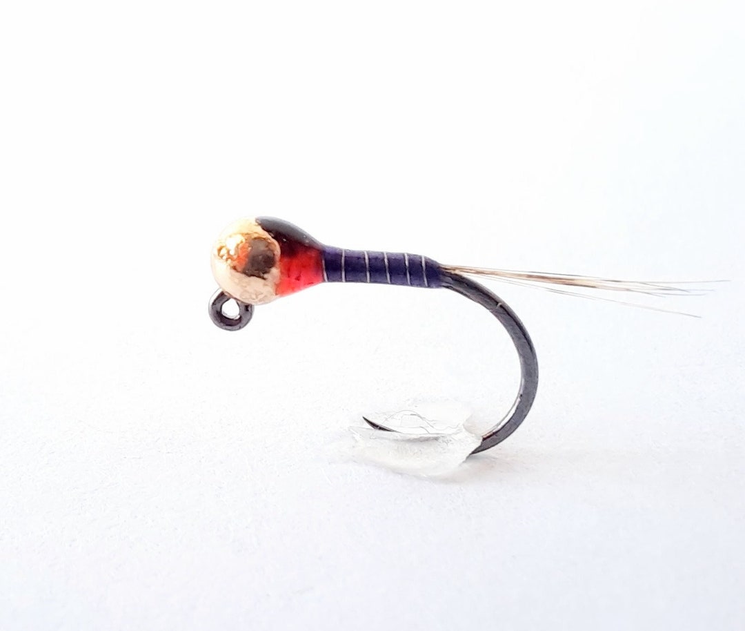 4 - Purple Perdigon Jig - Euro Nymphs. Barbless Jig. Tungsten Trout ...