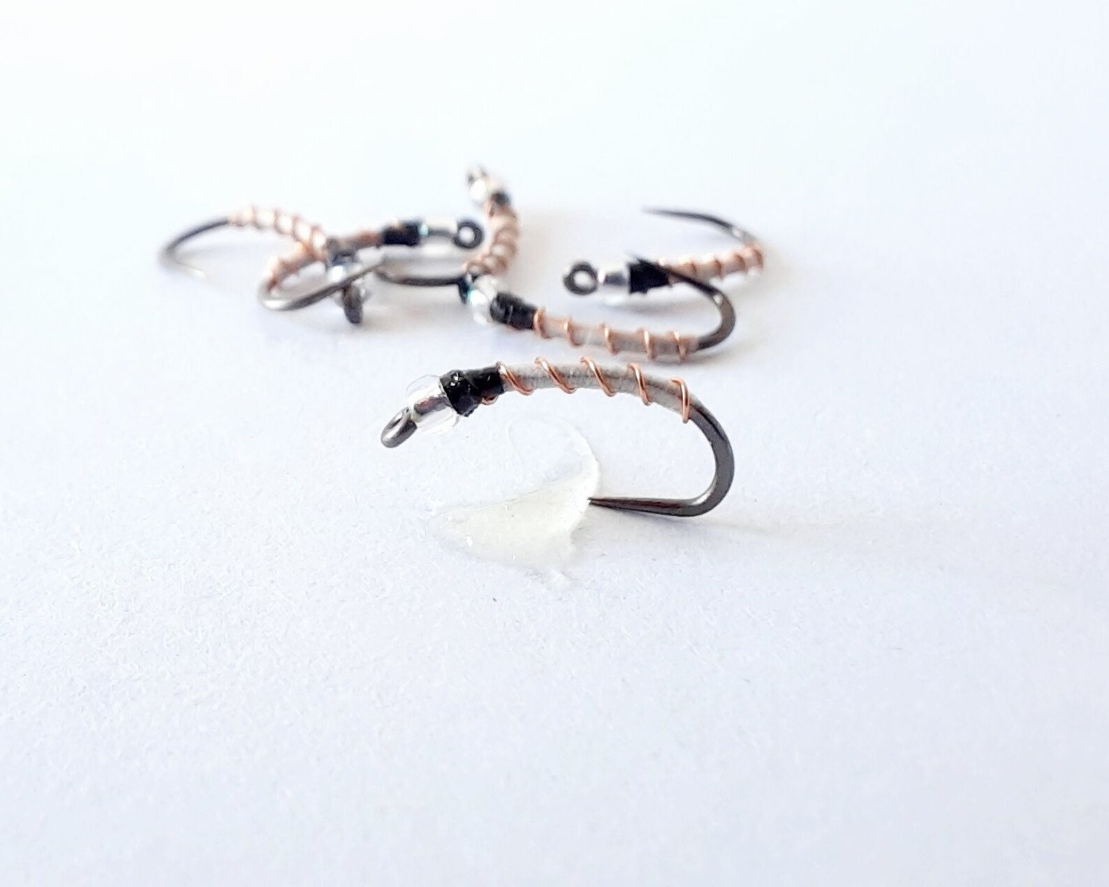 6 - Glass Bead Midge Larva Fly - Midges. BH Midge Flies. Fly Fishing ...