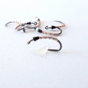 6 - Glass Bead Midge Larva Fly - Midges. BH Midge Flies. Fly Fishing ...