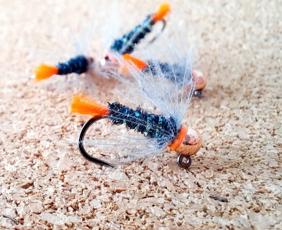 4 CDC Tag Nymph Euro Nymphs. Barbless Jig. Tungsten. - Etsy