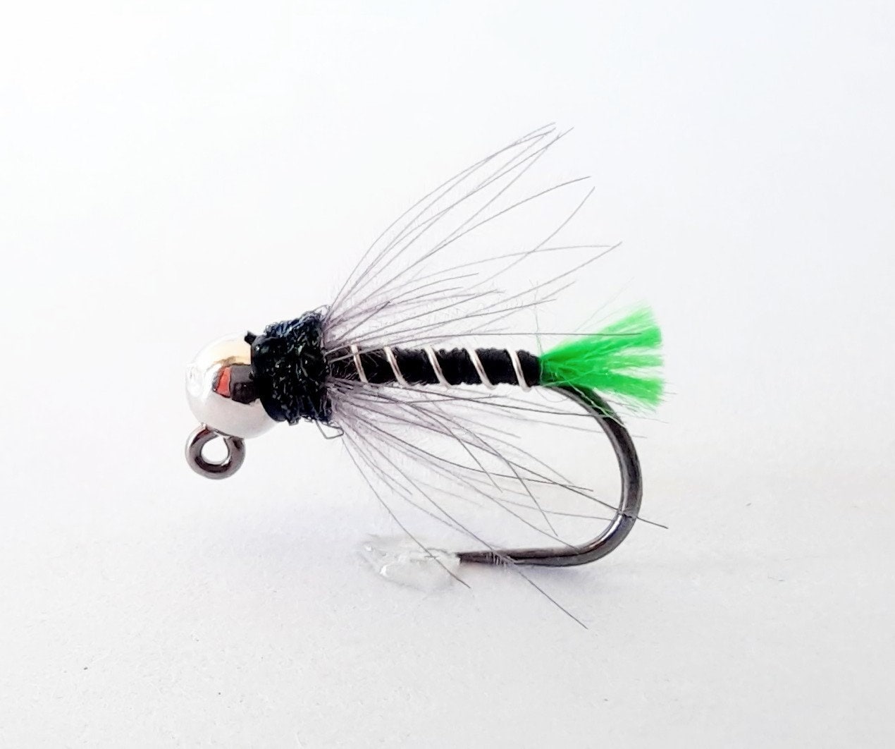 4 Tungsten Green Tag Nymph Euro Nymphs. Tungsten Jig. Barbless. Baetis ...