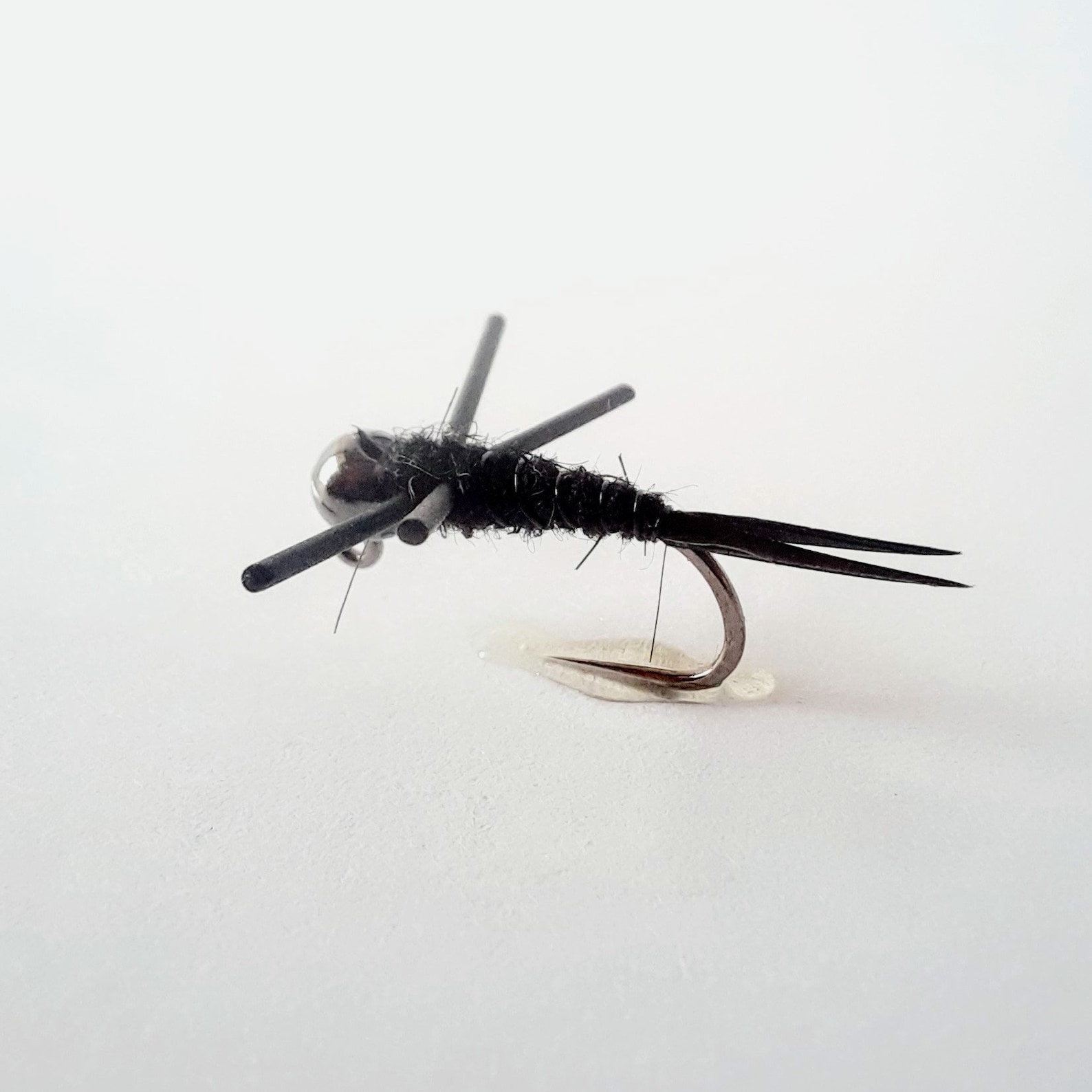 4 Black Stonefly Jig Euro Nymphs. Trout Flies. Tungsten. - Etsy