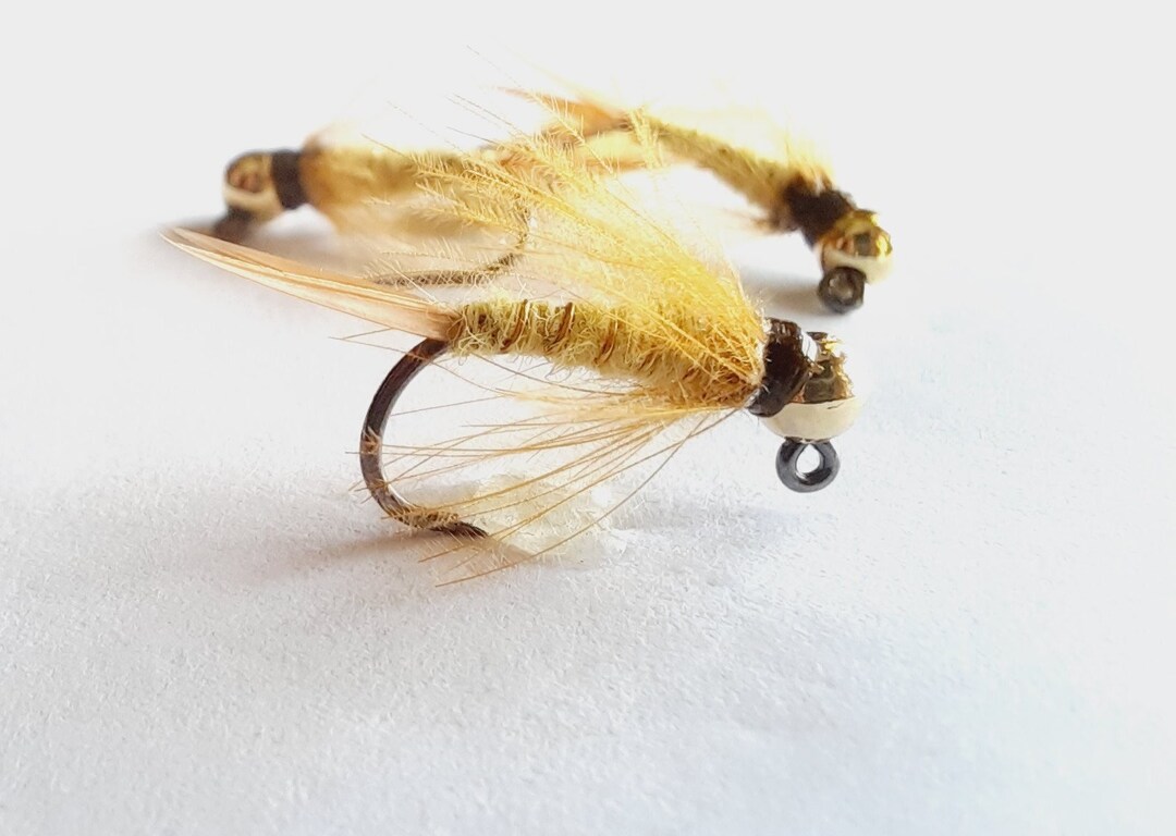 4 - CDC Golden Stonefly - Euro Jig. Stonefly Nymphs. Trout Flies. Fly ...