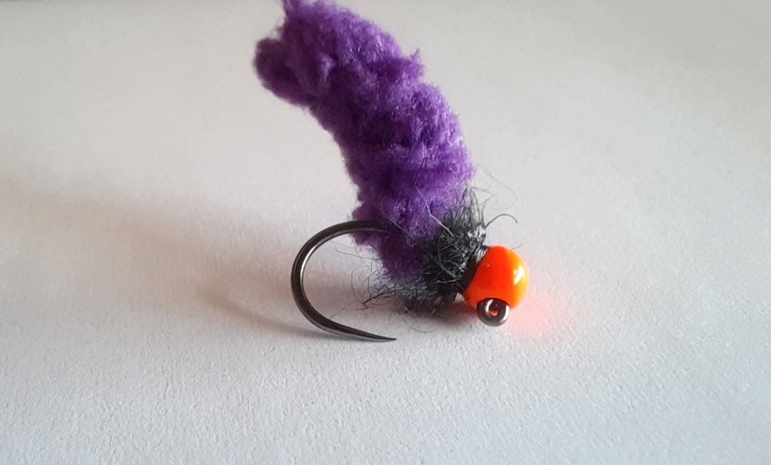6 - Egg Sucking Mop Fly Jig - Euro Nymphs for Fly Fishing. Tungsten ...