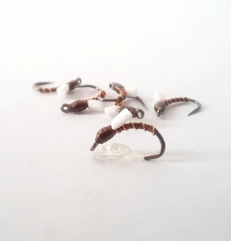 4 Chocolate Midge Emerger. Midges and Emergers. Foam Wing. Fly Fishing ...