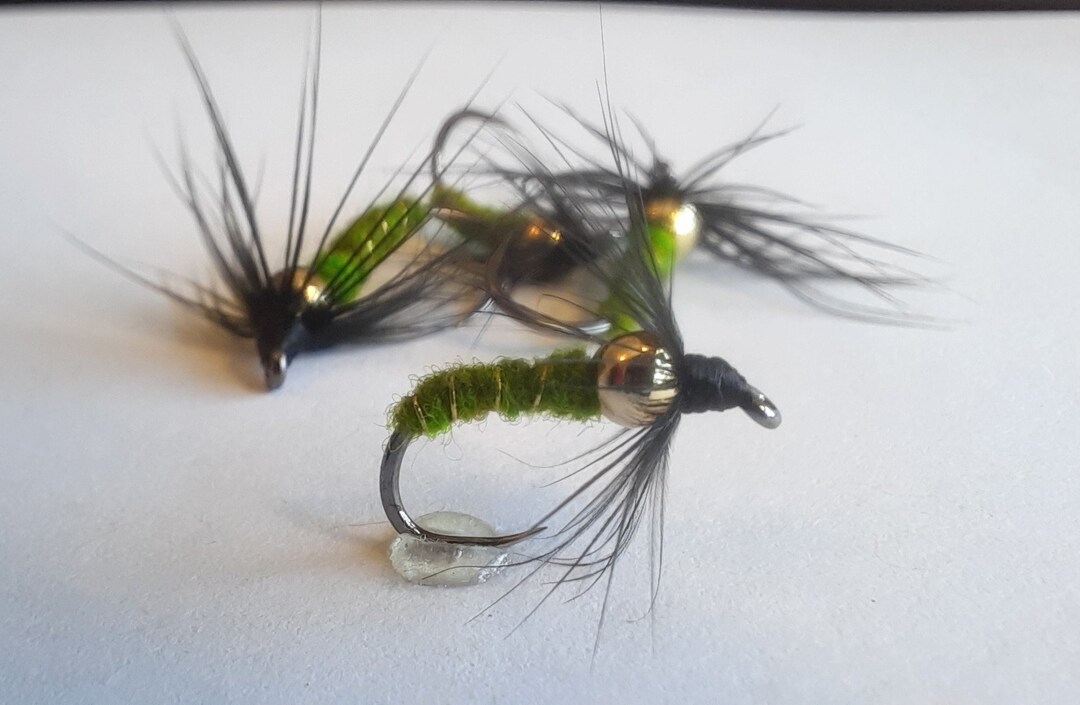 4 TH Olive Flymph Soft Hackle. Wet Flies. Colorado Fly - Etsy