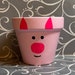 Farm Animal Flower Pot Set - Etsy