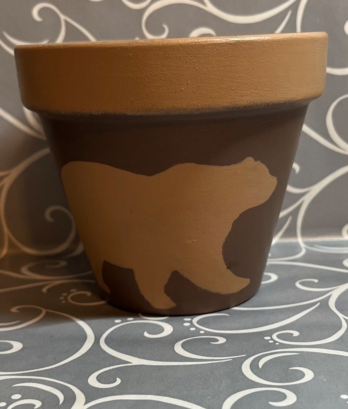 Bear Flower Pot - Etsy