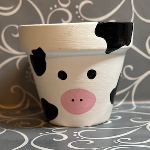 Farm Animal Flower Pot Set - Etsy