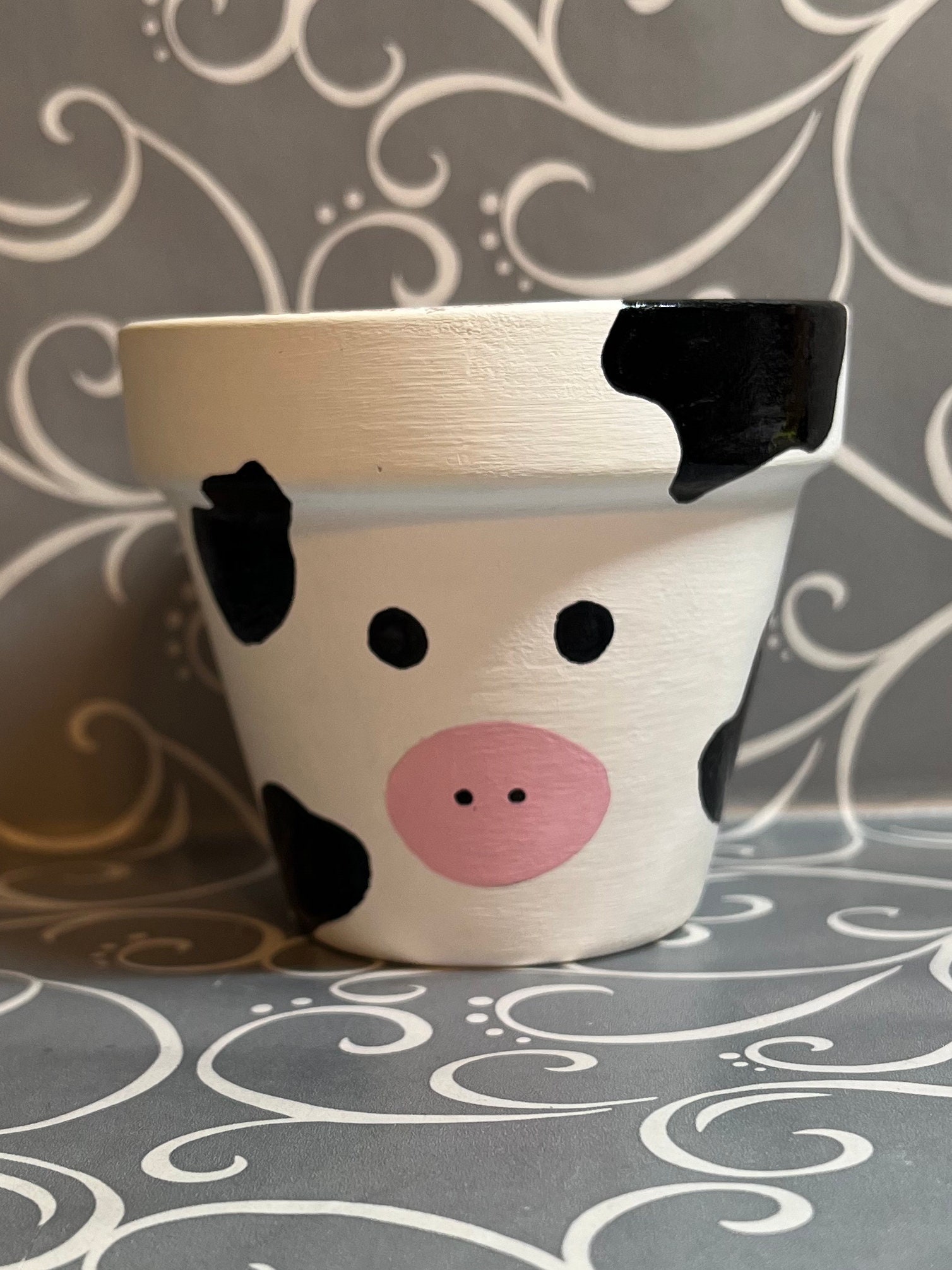 Farm Animal Flower Pot Set - Etsy