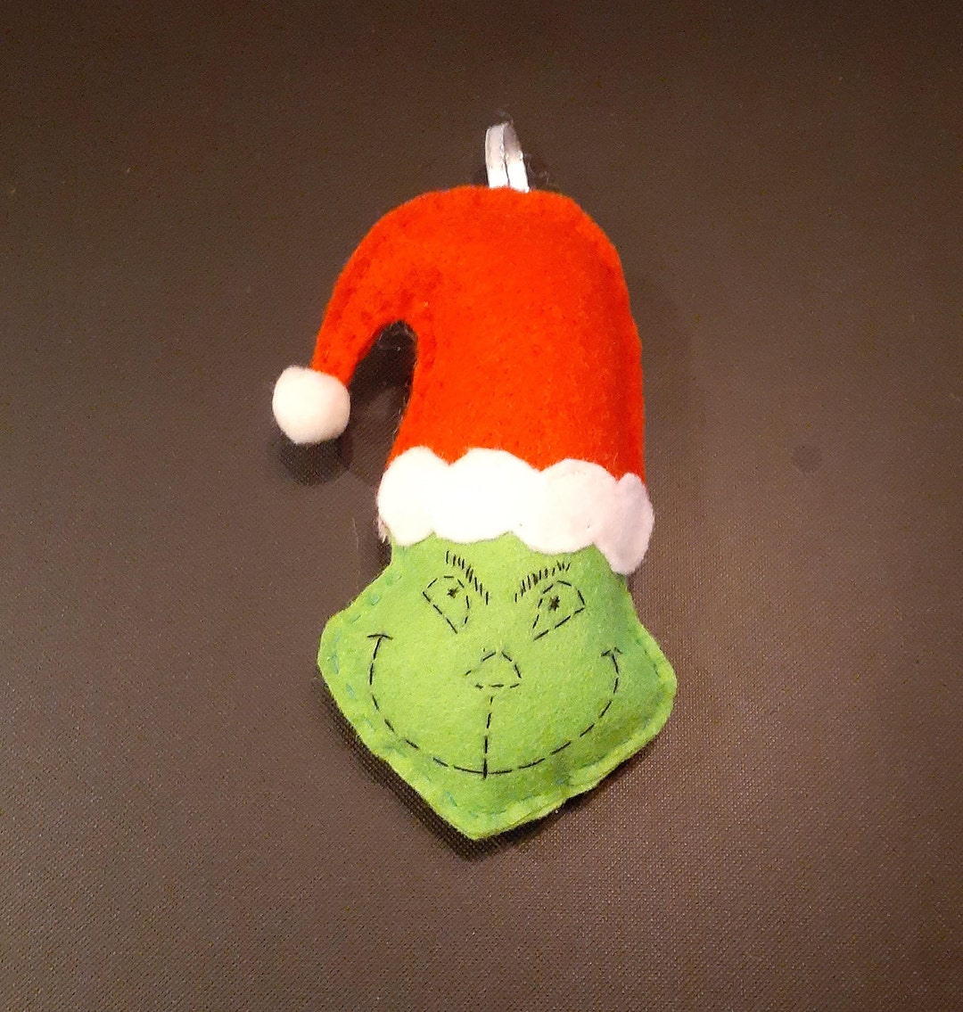 Felt Grinch Ornament - Etsy