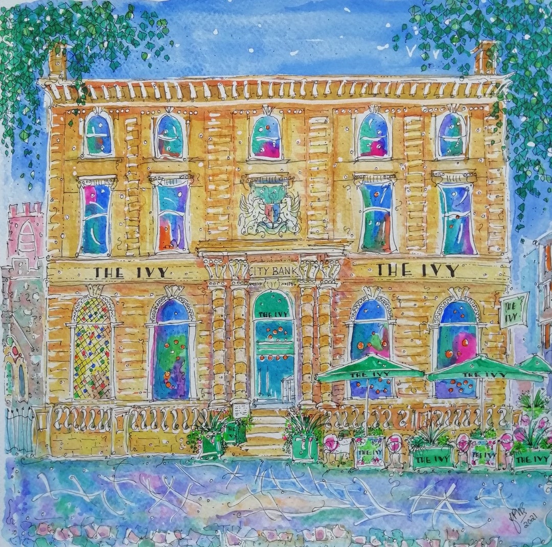 Greeting Card, the Ivy Exeter, Blank Inside With Cellophane Sleeve - Etsy