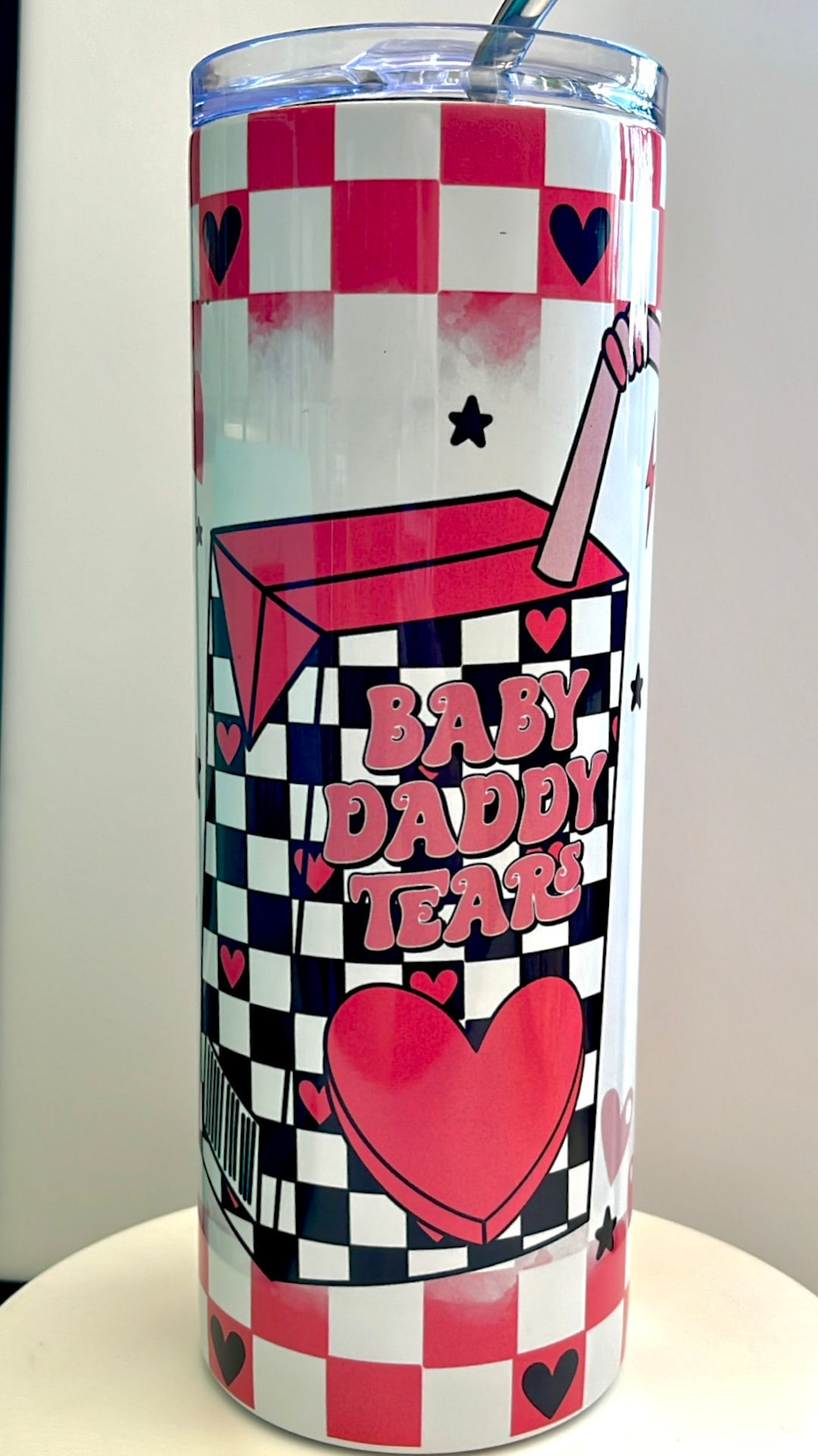Baby Daddy Tumbler, Baby Daddy Tears, 20oz Tumbler, Baby Mama Cup ...