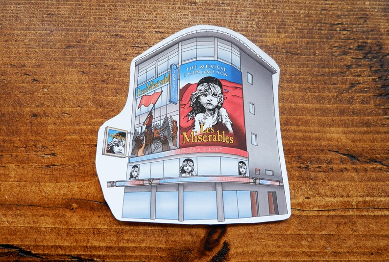 Les Misérables the Musical Stickers | 6 Pack - Etsy