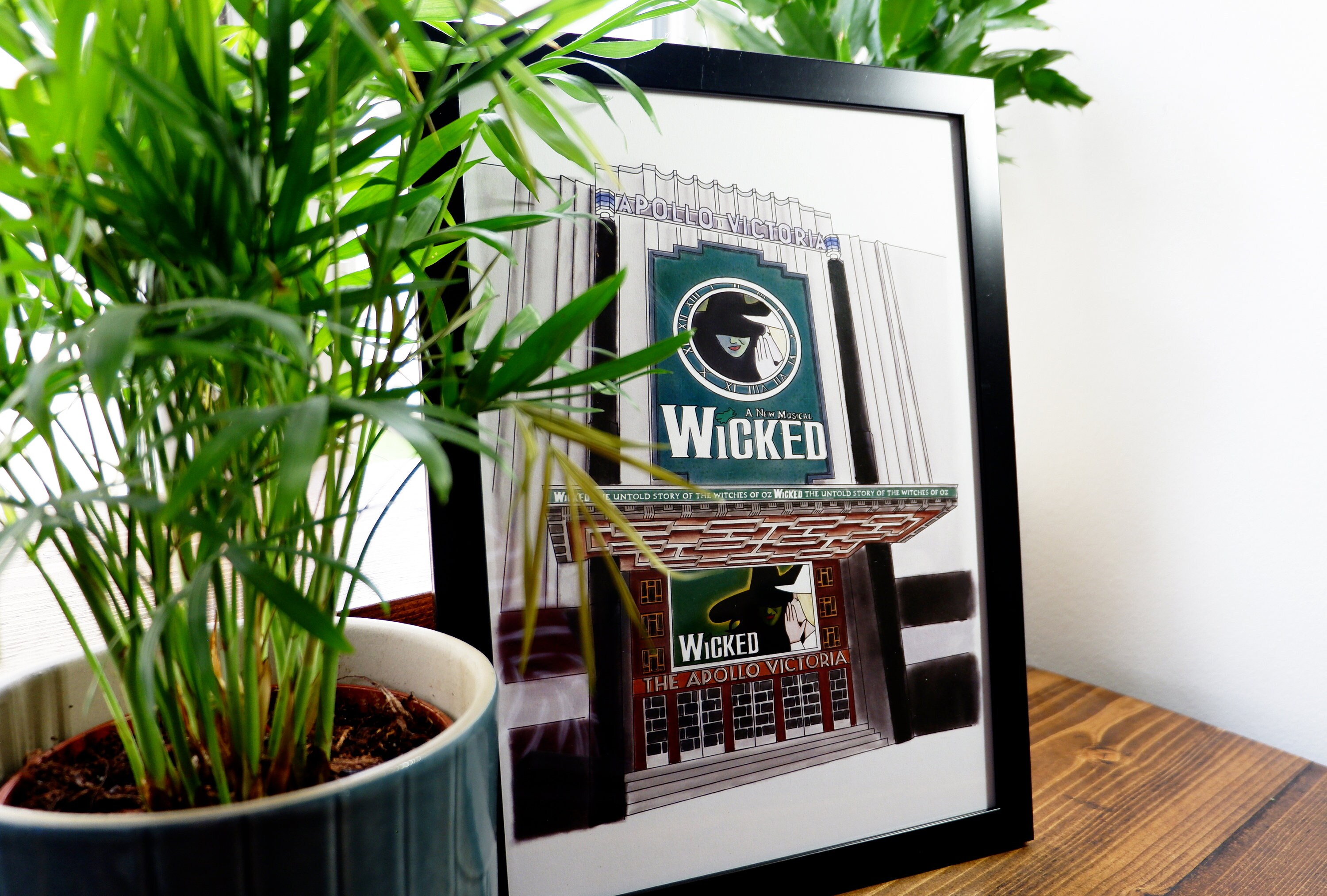 Wicked West End Digital Art Print A4 A5 Victoria Apollo - Etsy UK