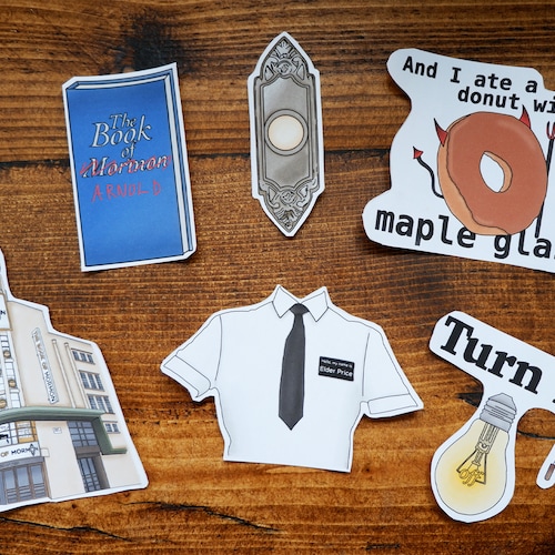 Les Misérables the Musical Stickers 6 Pack - Etsy