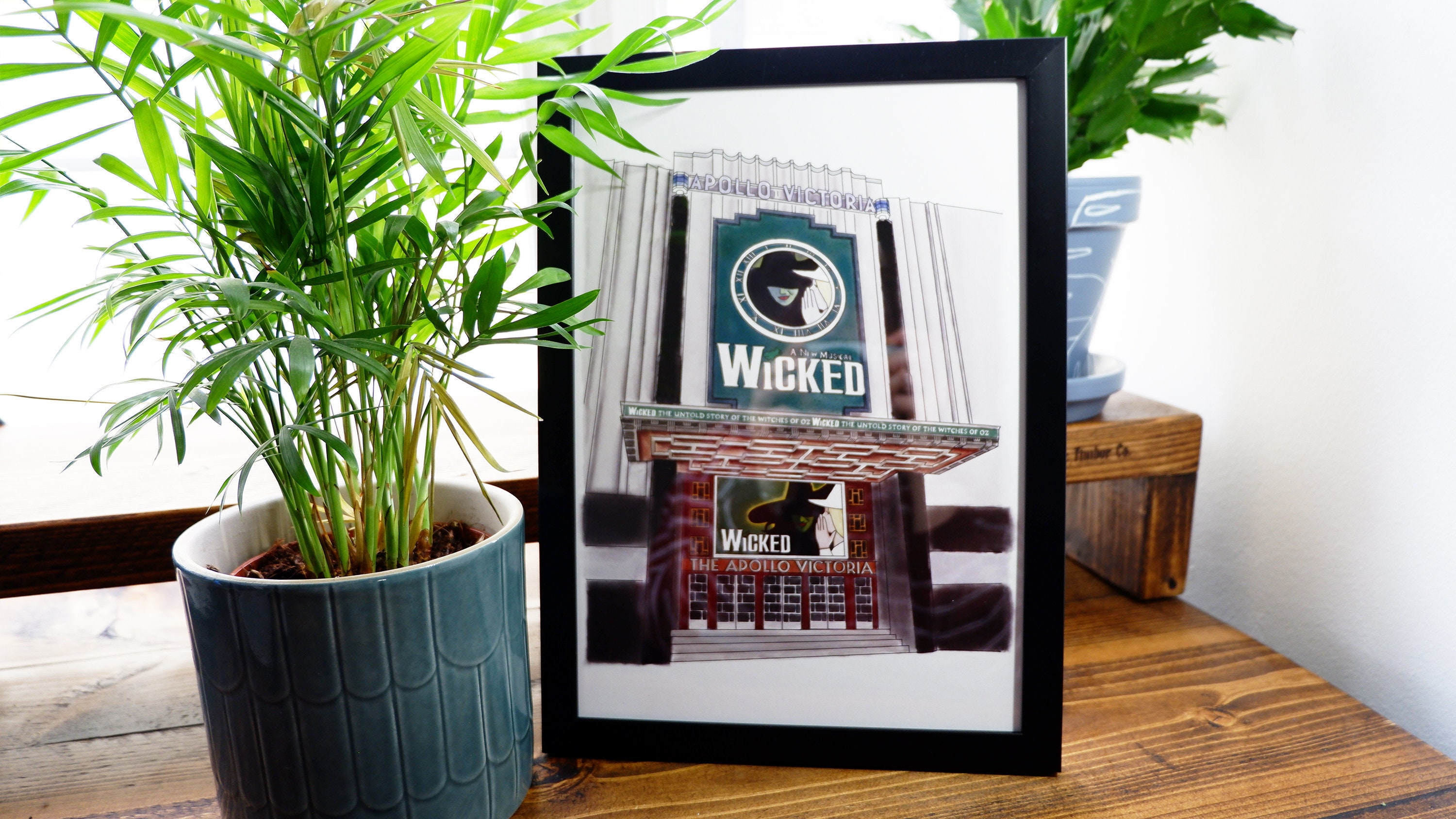 Wicked West End Digital Art Print A4 A5 Victoria Apollo - Etsy UK