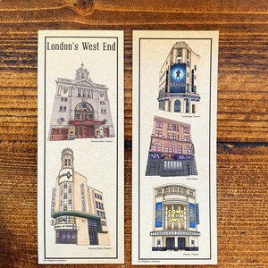 Double Sided West End Theatre Bookmarks - Etsy UK