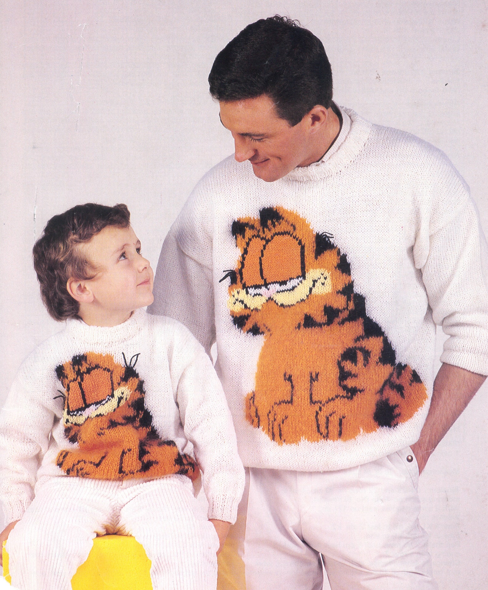 Vintage Garfield DK Knitting Pattern Size 24 - Etsy Canada