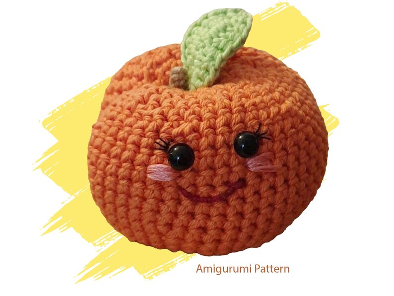 Amigurumi Pattern - Penny Peach Crochet, Gift, Do It Yourself, Beginner ...