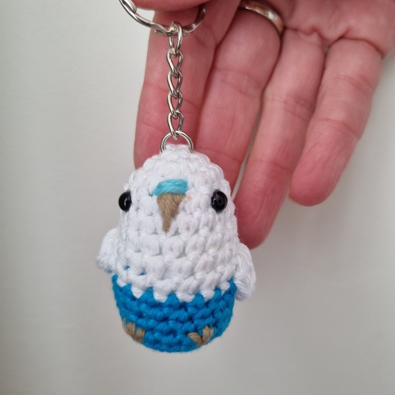 Cute Crochet Mini Birds Budgie Cockatiel Keyring Buddies. - Etsy