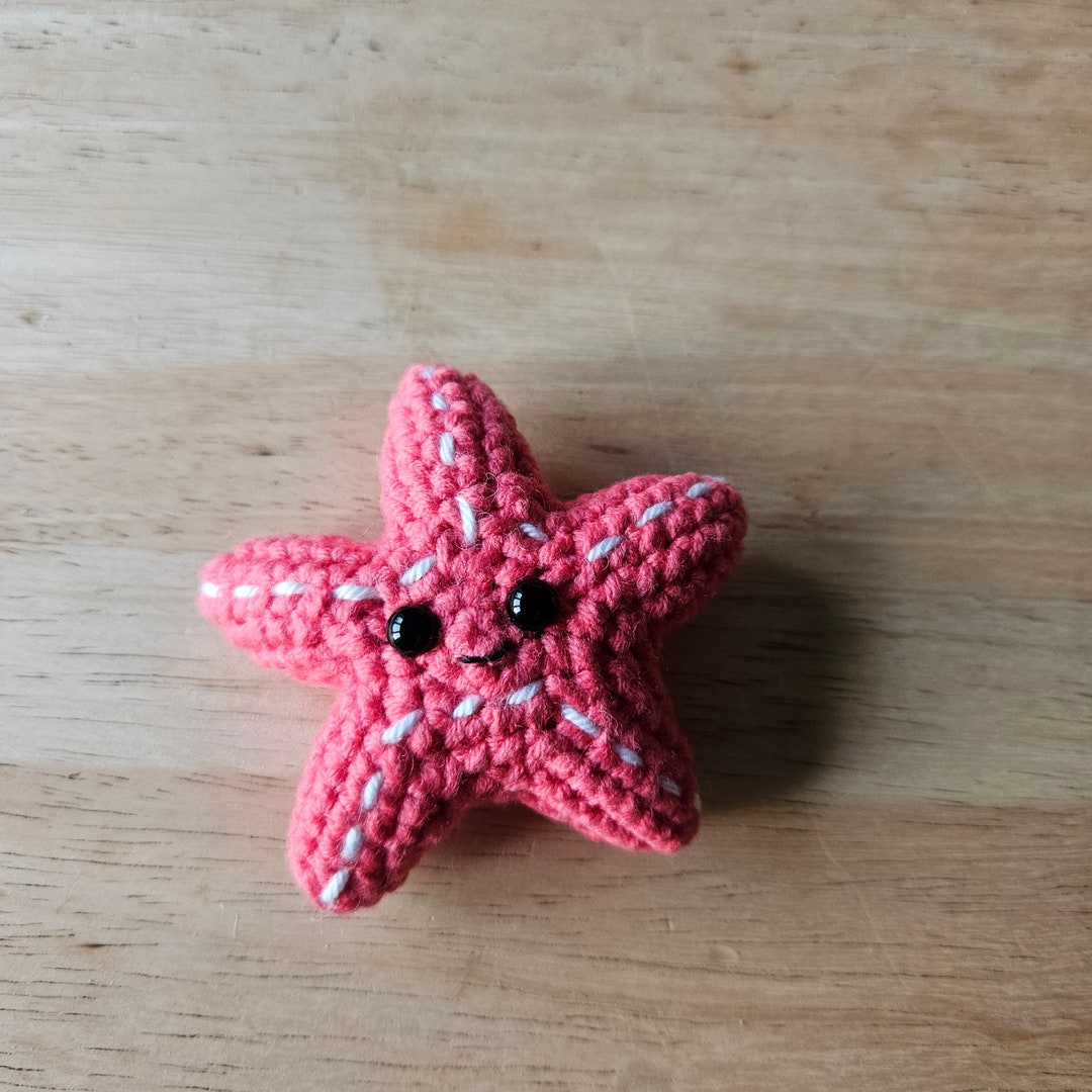 Turret the Starfish Amigurumi Crochet Plushie, Cute Gift, Under the Sea ...