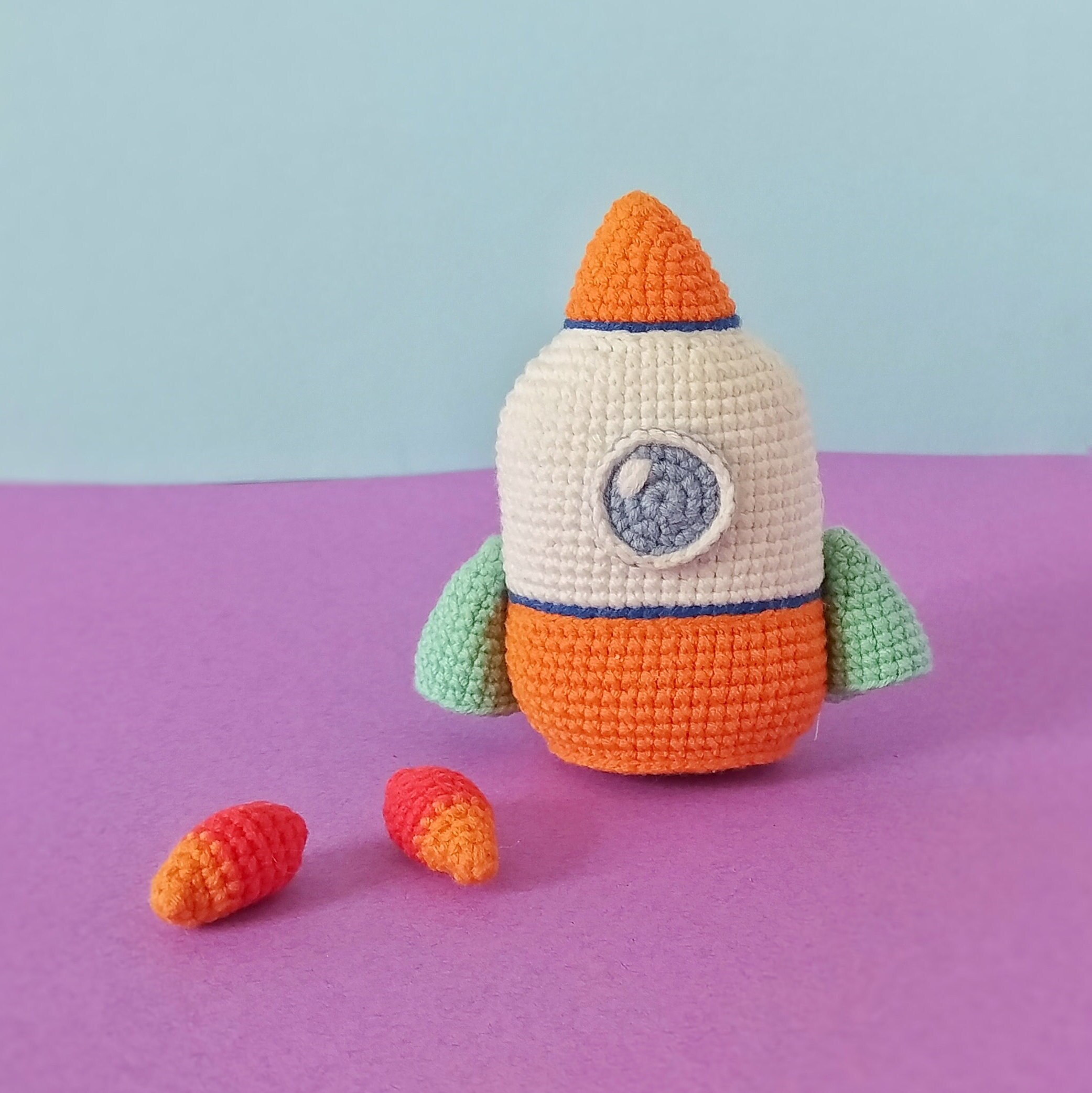 Spaceship Crochet Pattern | Space Rocket Amigurumi | PDF Digital ...
