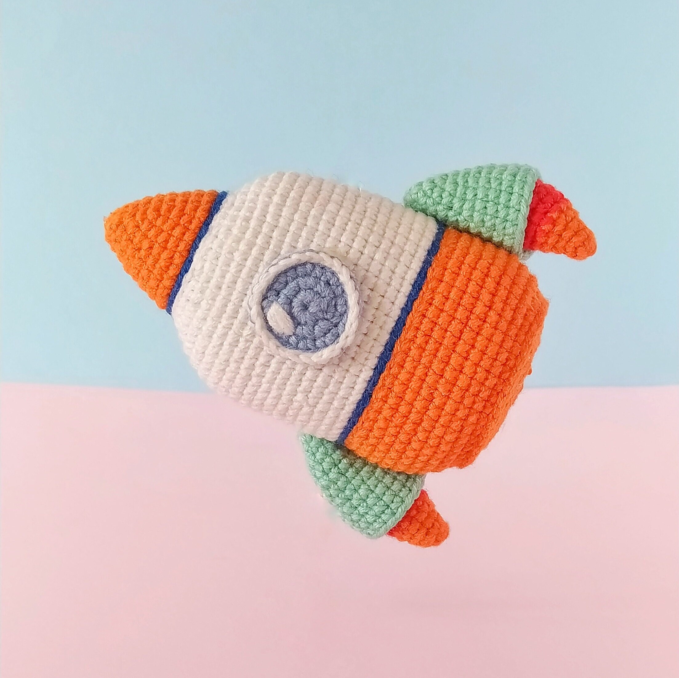 Spaceship Crochet Pattern | Space Rocket Amigurumi | PDF Digital ...