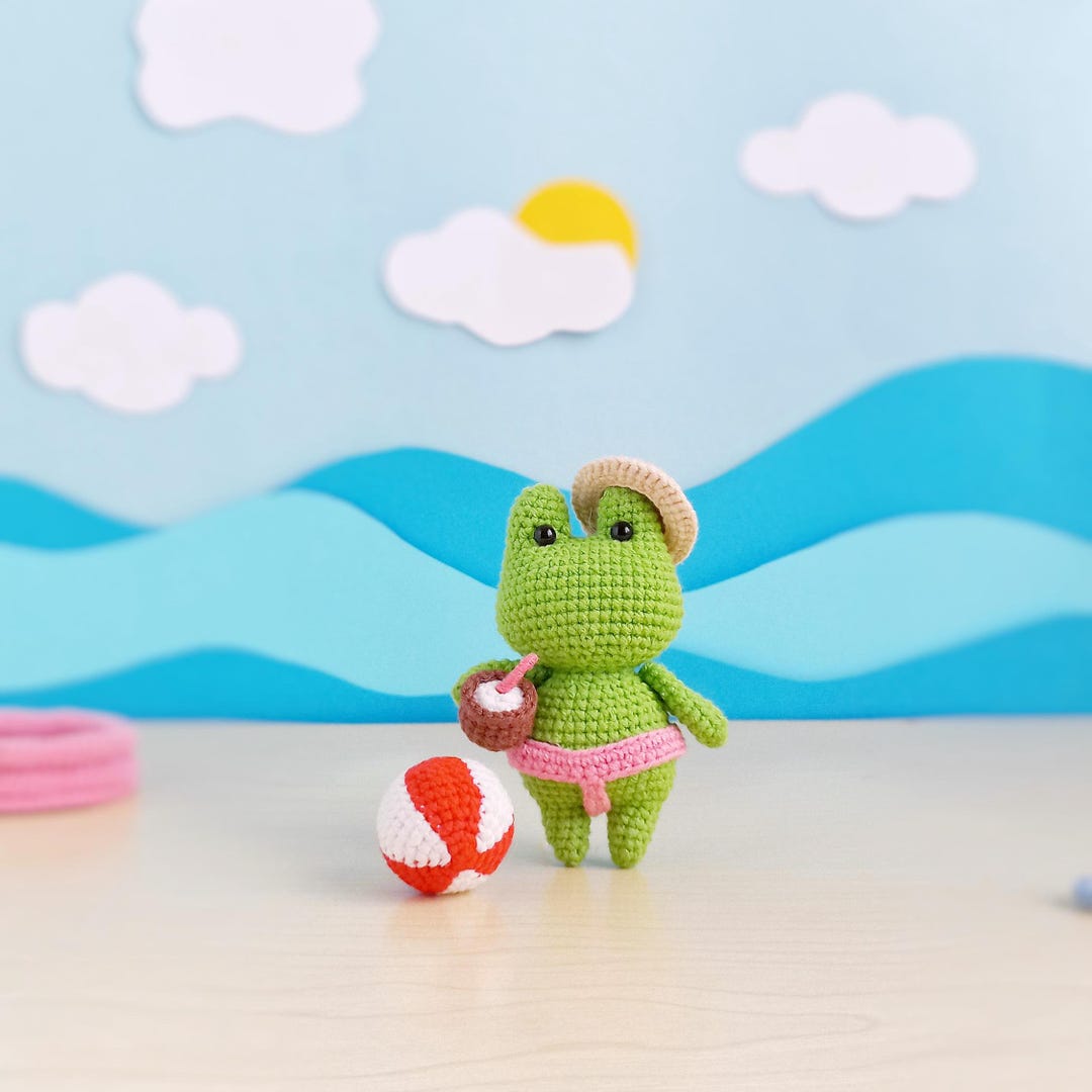Little Frog Amigurumi Pattern | Mini Frog Animal Crochet Pattern ...