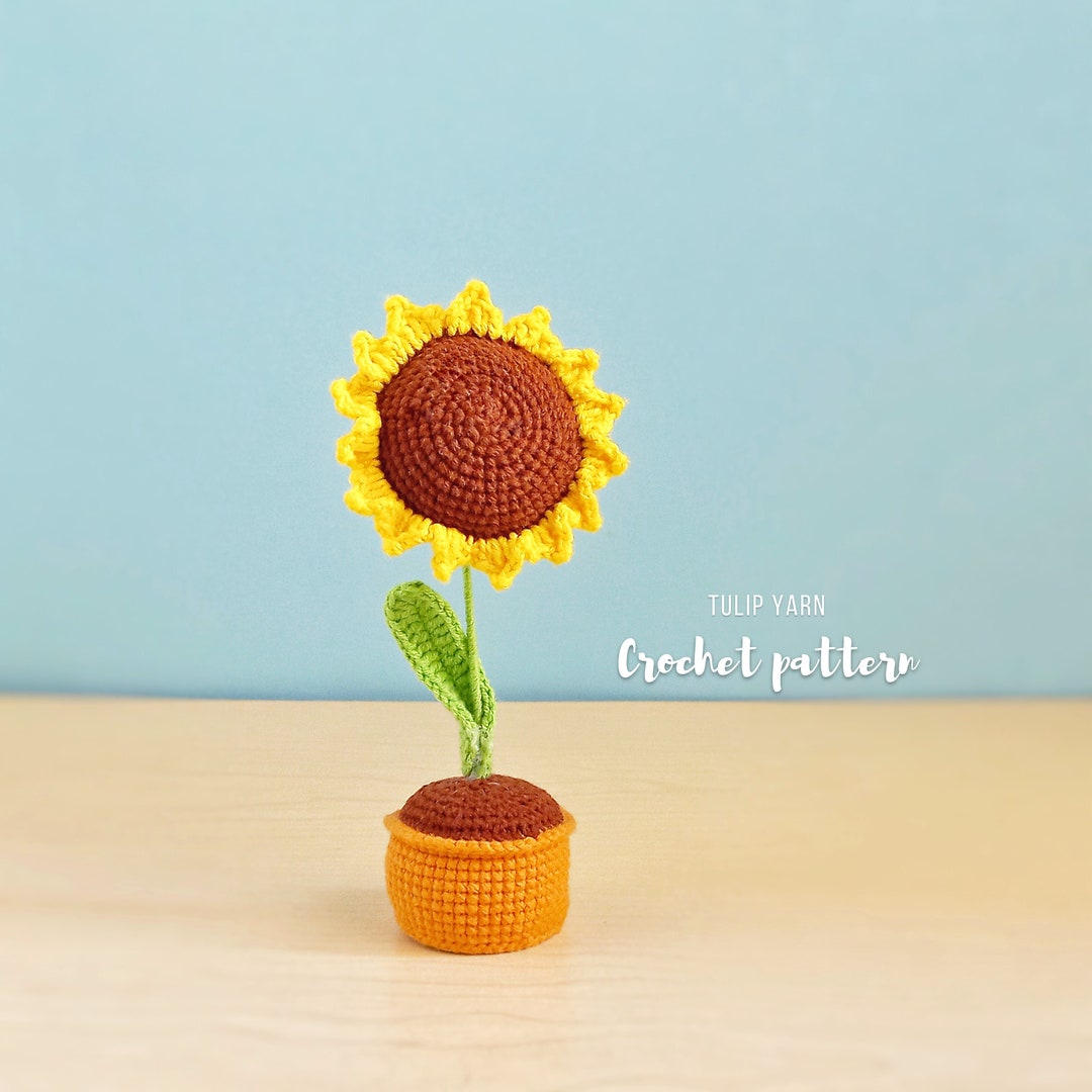 Sunflower Crochet Pattern | Crochet Flower Pattern | PDF Flower Pattern ...