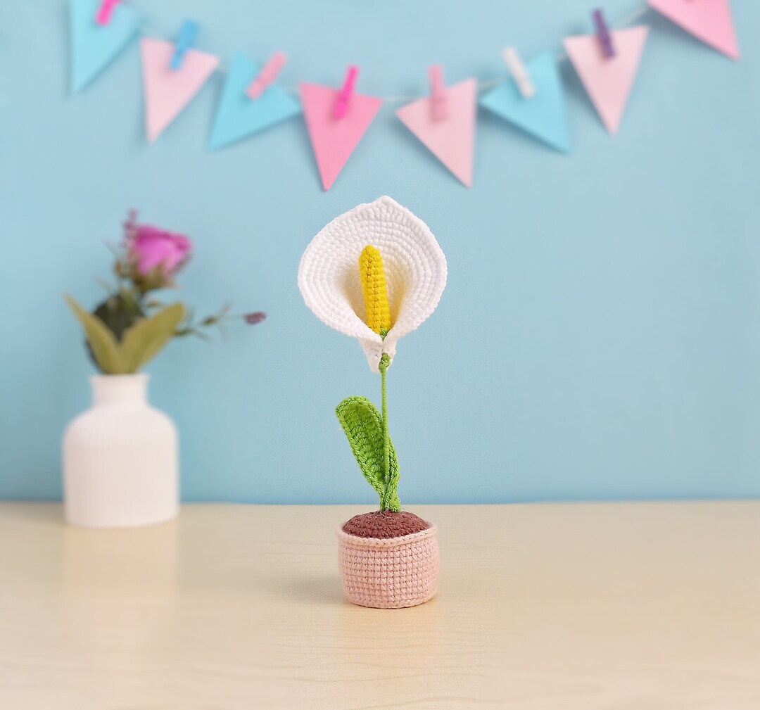 Calla Lily Flower Crochet Pattern | Crochet Lily Pattern | Crochet ...