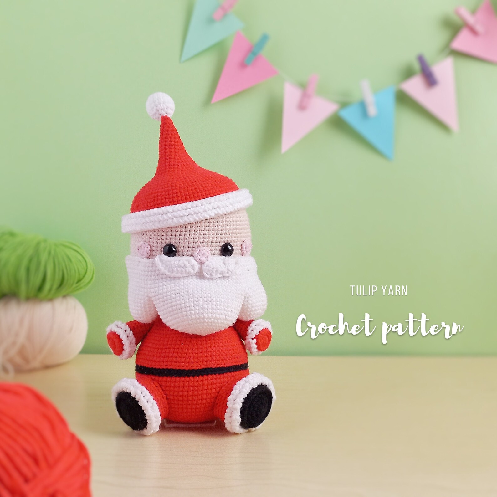 Santa Crochet Pattern Amigurumi Christmas Doll Pattern - Etsy