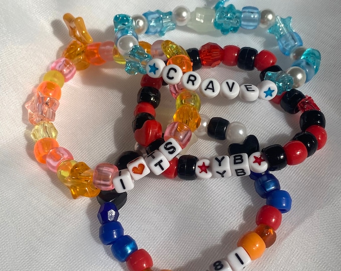 Custom Band / Name Beaded Friendship Bracelets - Etsy