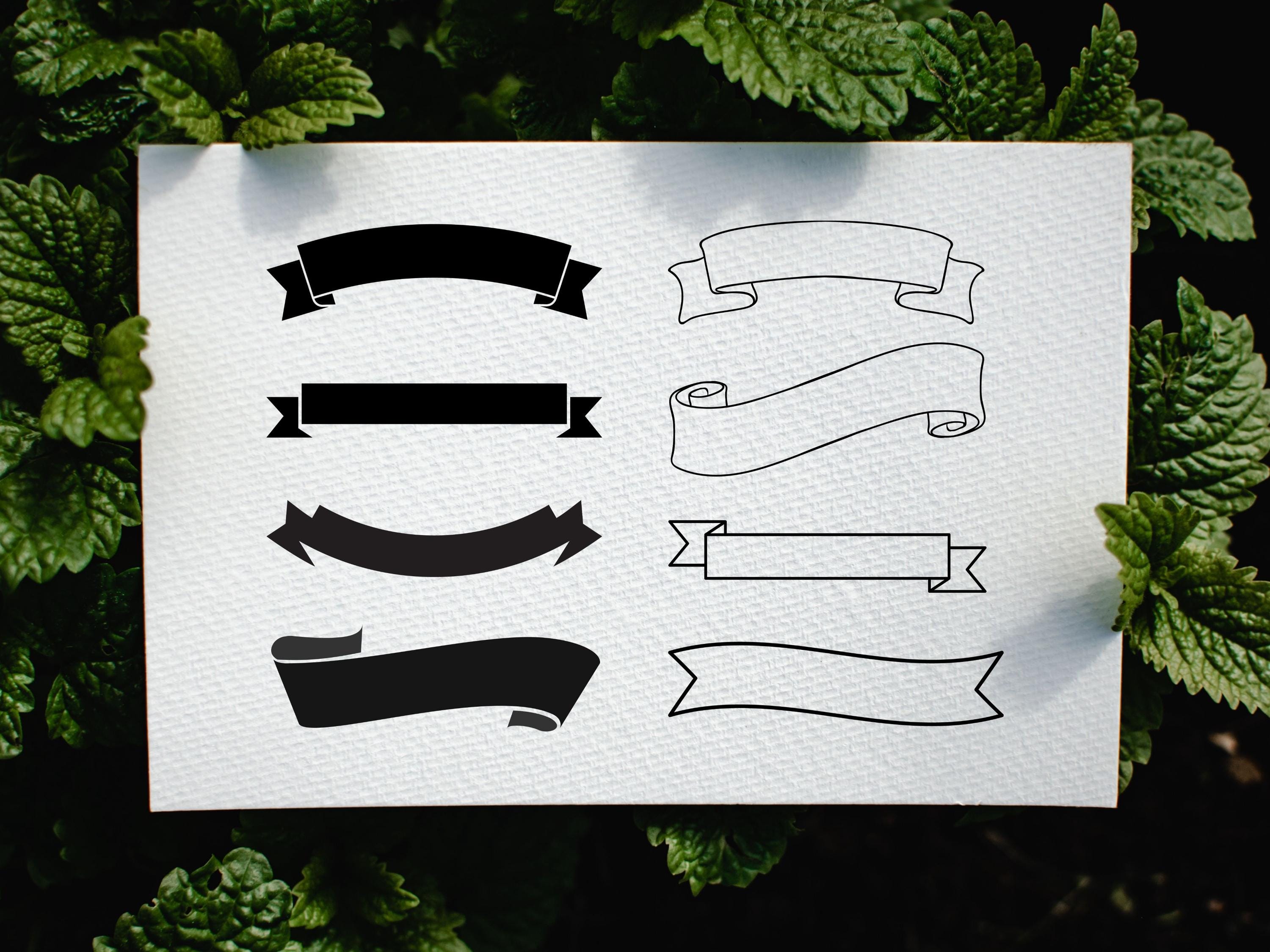 Banner Ribbon Wave Svg, Banner Ribbon Svg, Banner, Ribbon, Label ...